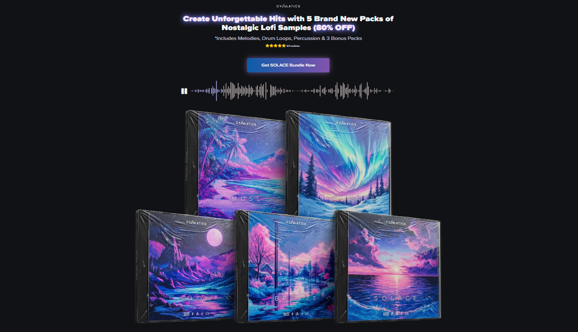 【cymatics厂牌lofi风格采样包】cymatics Solace Lofi Bundle Edmtop Top